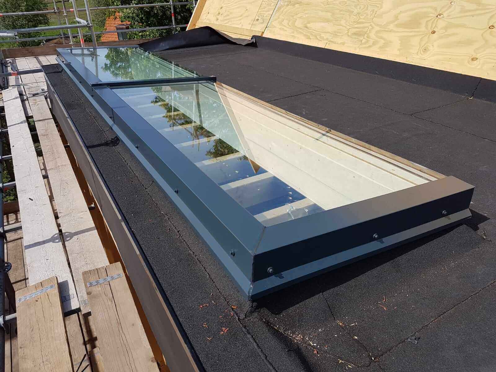 Vlakke lichtstraat - Winters Lichtstraten