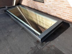 Vlakke lichtstraat - Winters Lichtstraten